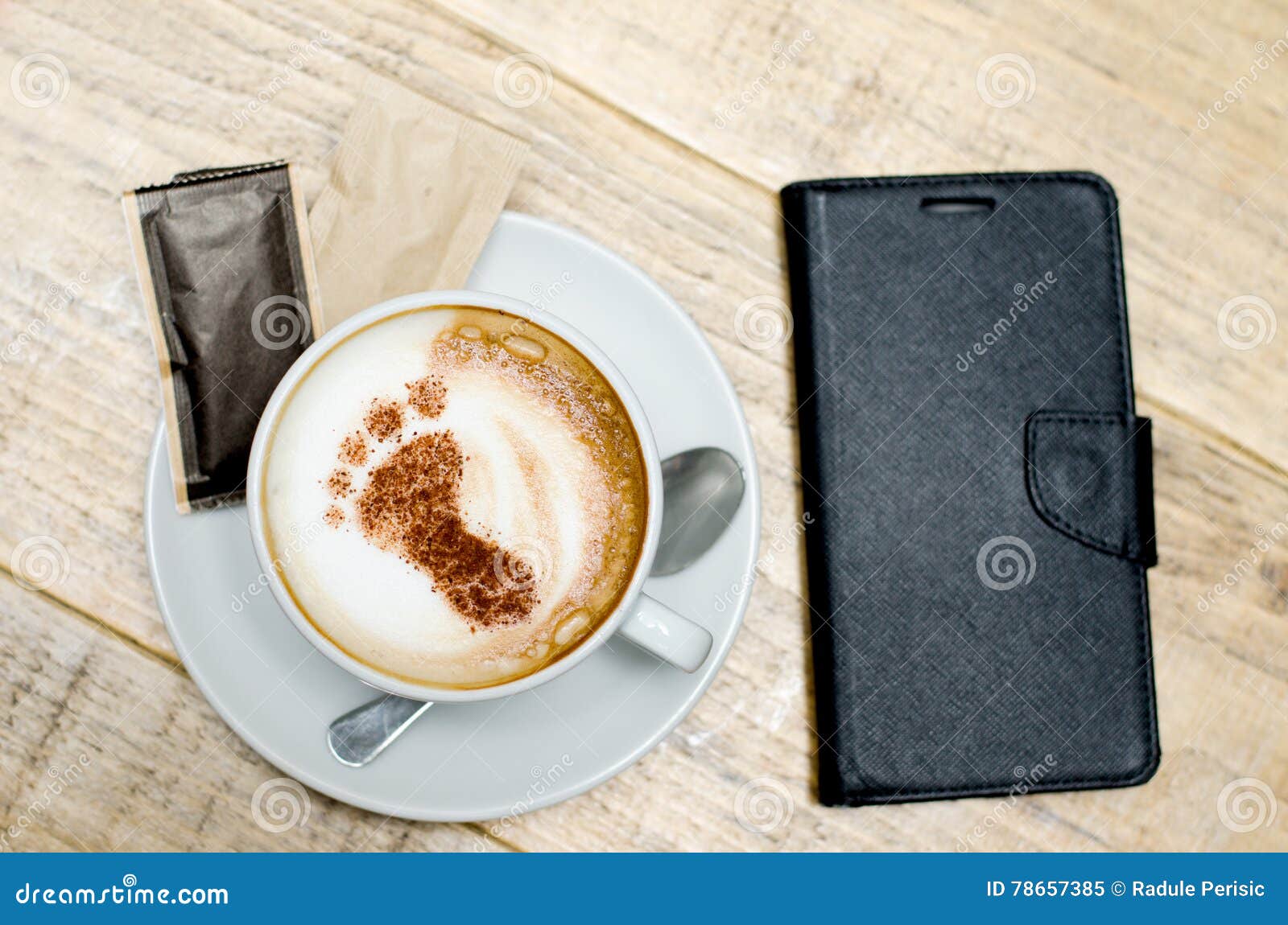 Coffee and mobile stock image. Image of drink, enjoy - 78657385