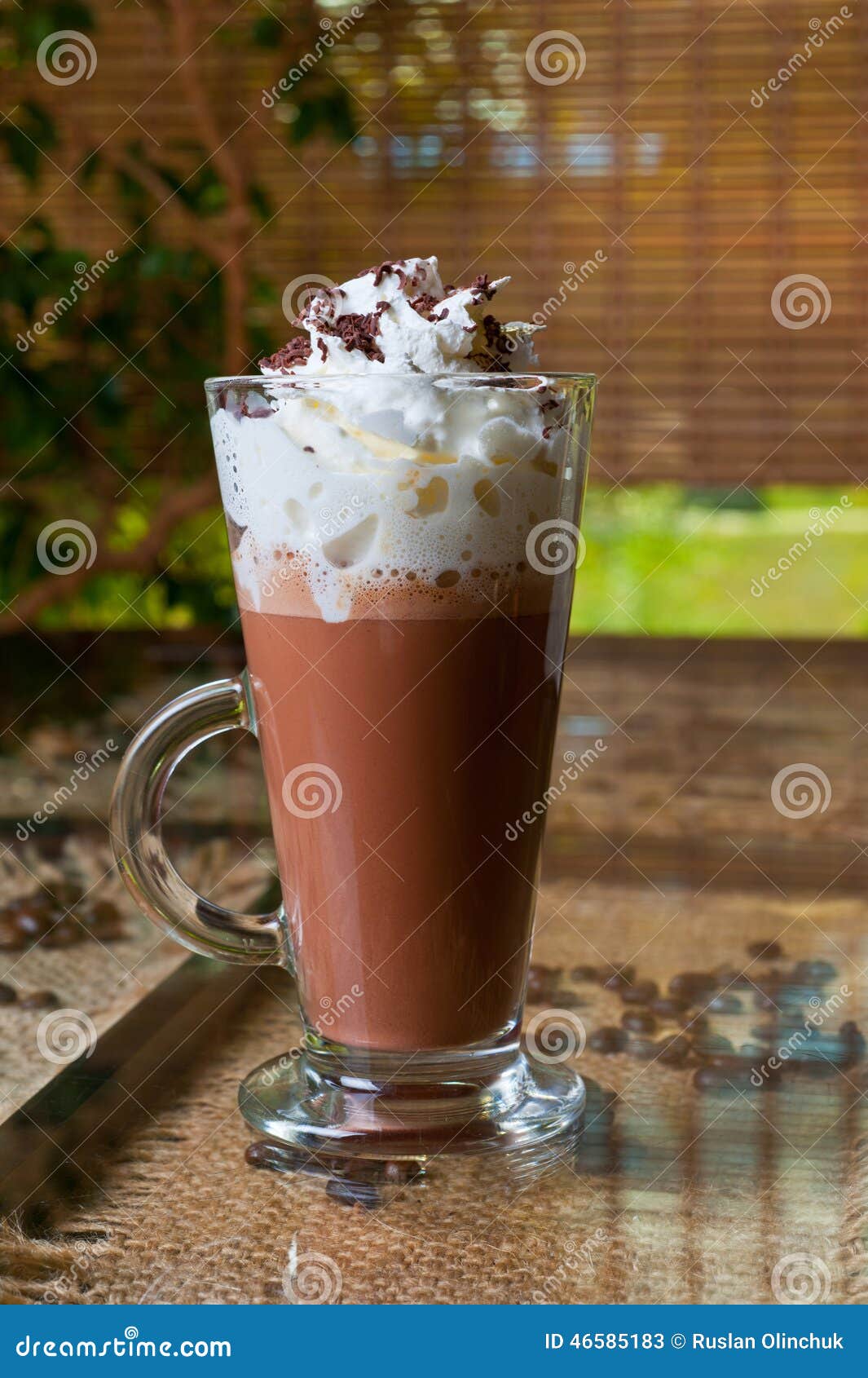 Coffee mocha stock image. Image of cafe, coffee, frozen - 46585183