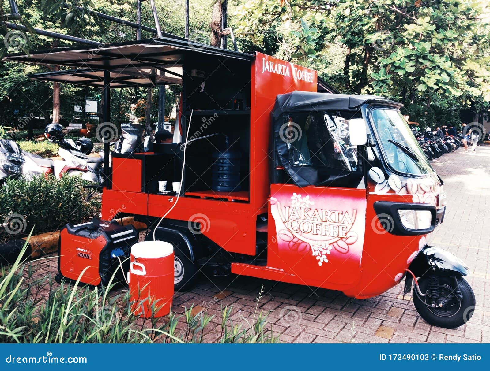 Coffee motorcycle shop editorial stock photo. Image of motorcycle ...