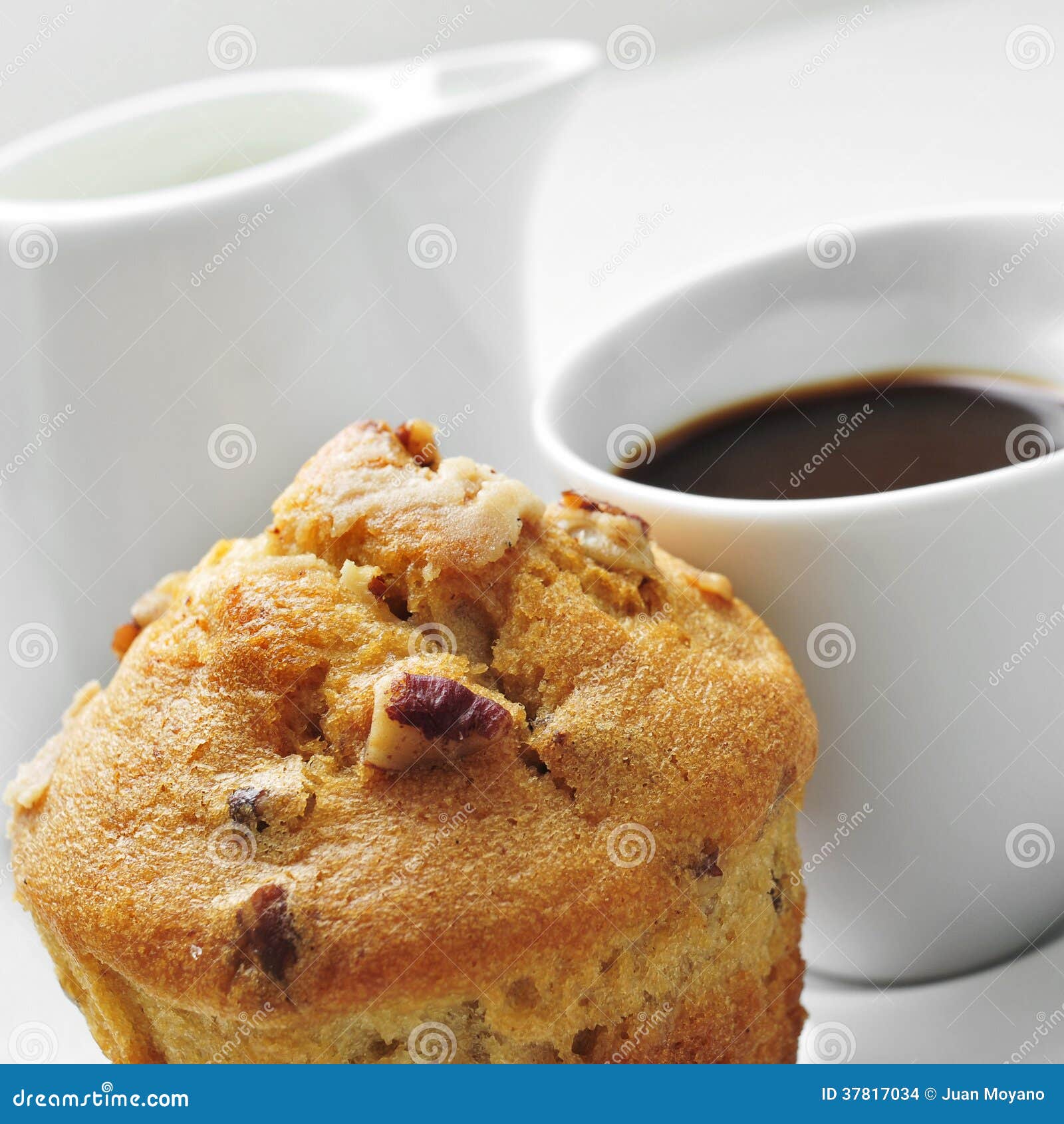 Coffee and muffin stock photo. Image of cafeteria, cupcakes - 37817034