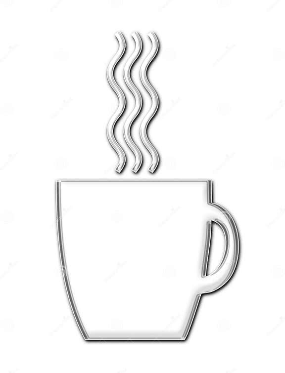 Coffee Mug with Steam stock illustration. Illustration of shiny - 4759819