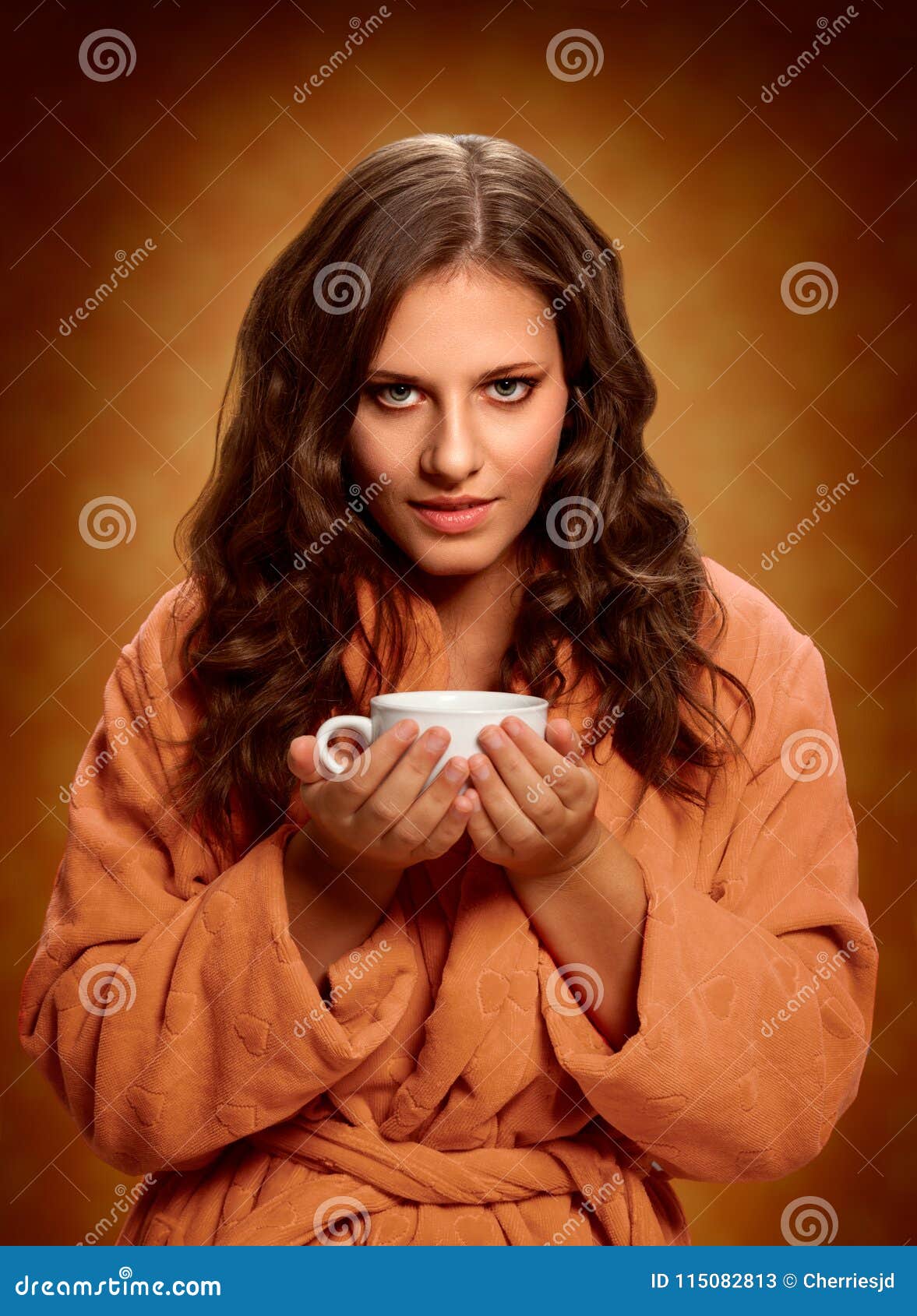 Coffee Mug. Woman Holding Coffee Mug. Stock Image - Image of food ...