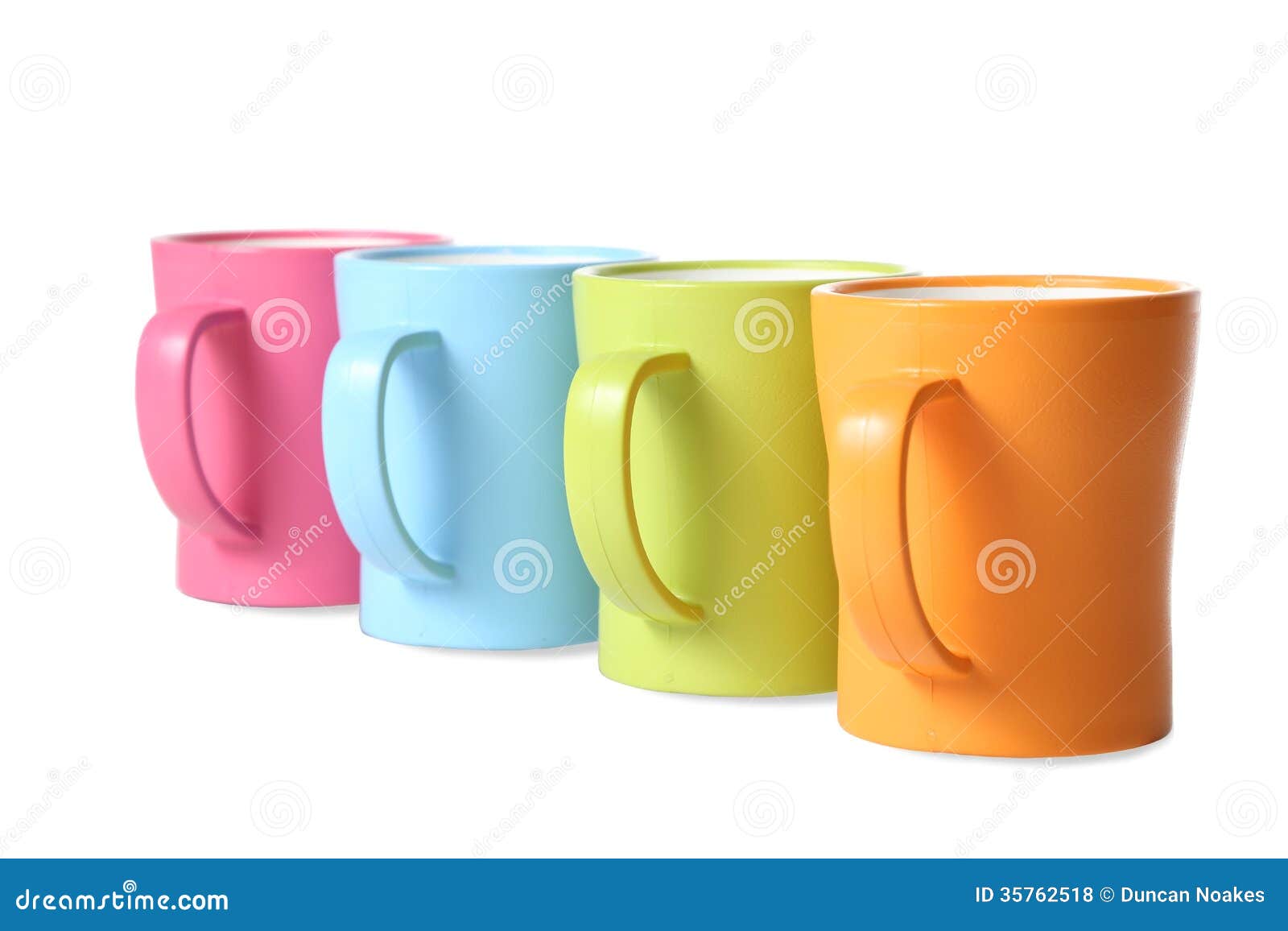 Coffee Mugs in Colors stock photo. Image of espresso - 35762518