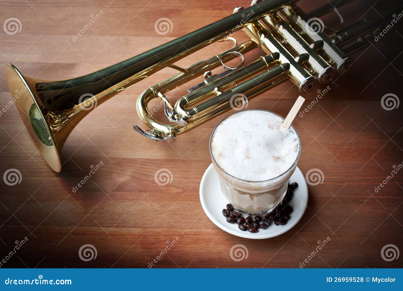 Coffee and Music stock photo. Image of food, antique - 26959528