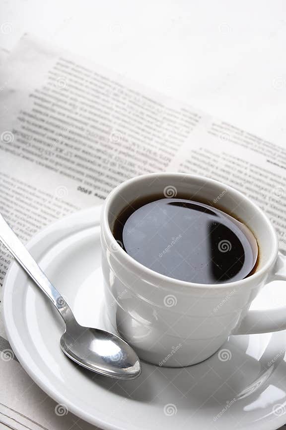 Coffee, news stock photo. Image of newspaper, drink, literature - 3535092