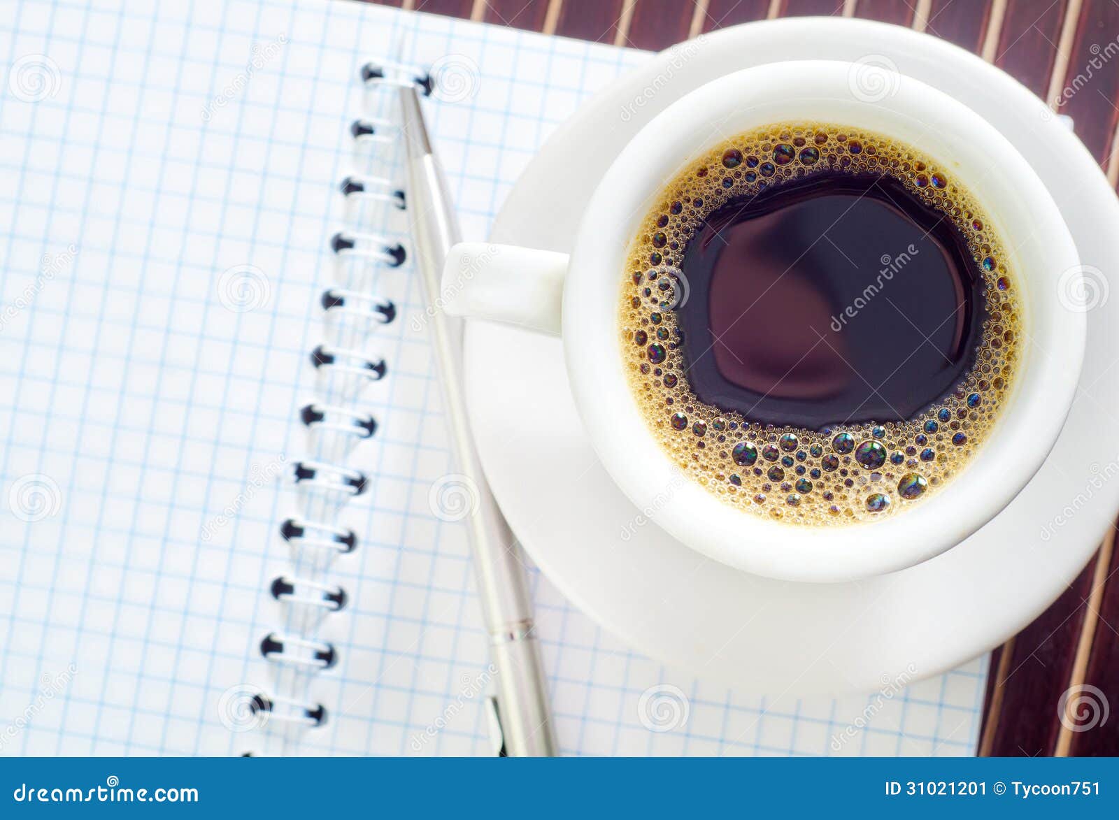 Coffee and note stock image. Image of drink, notebook - 31021201
