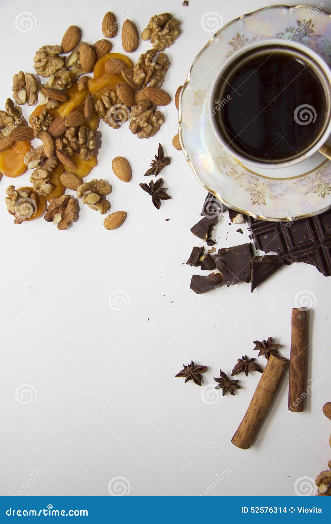 Coffee with nuts stock photo. Image of caffeine, anise - 52576314