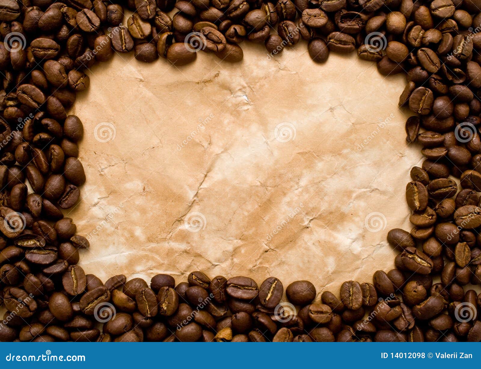 Coffee on an old paper stock photo. Image of flavor, coffe - 14012098