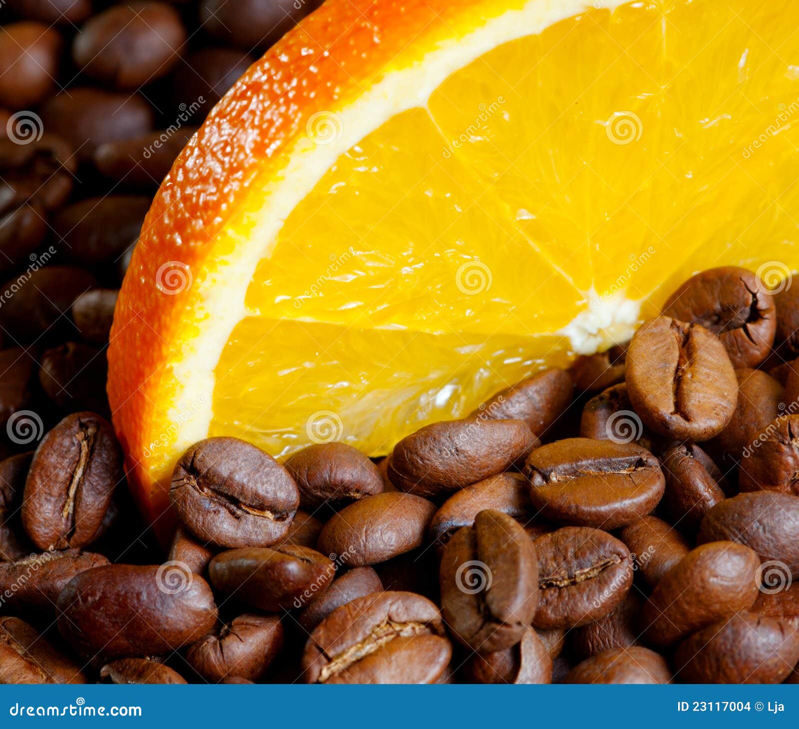 Coffee with orange stock photo. Image of orange, food - 23117004
