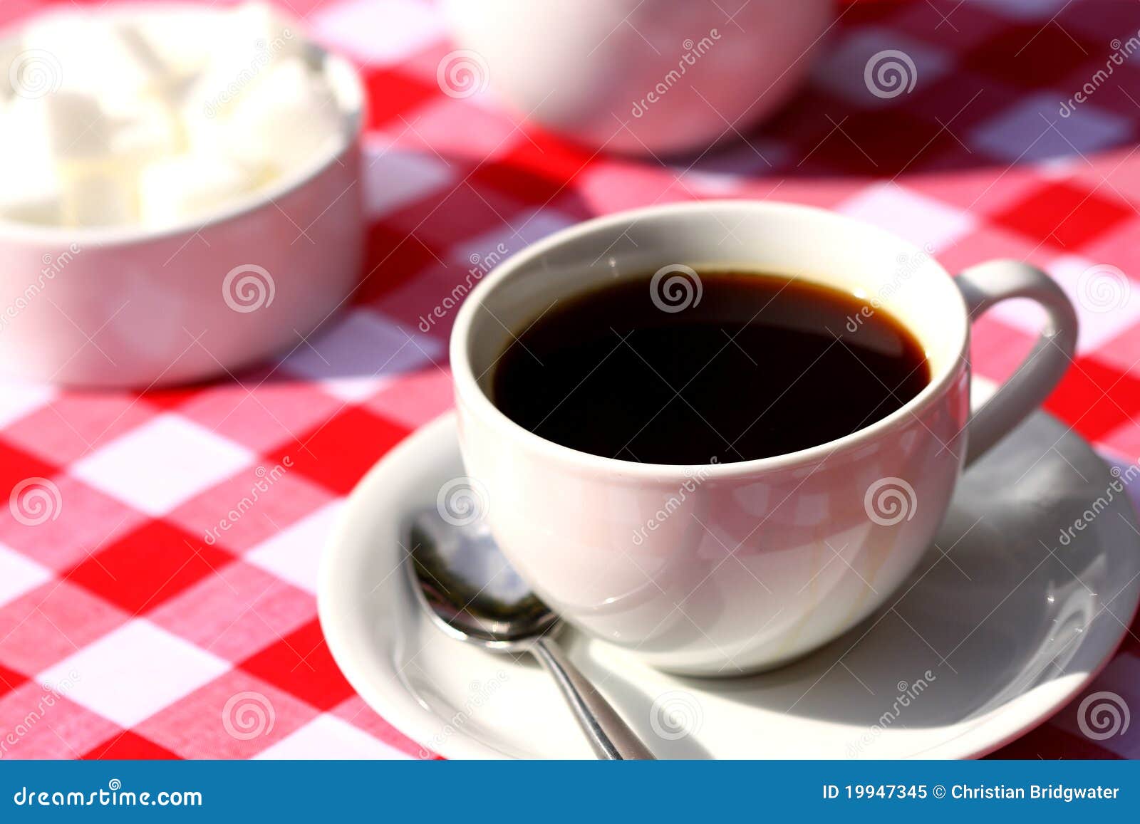 Coffee outside on table stock image. Image of cube, outdoor - 19947345