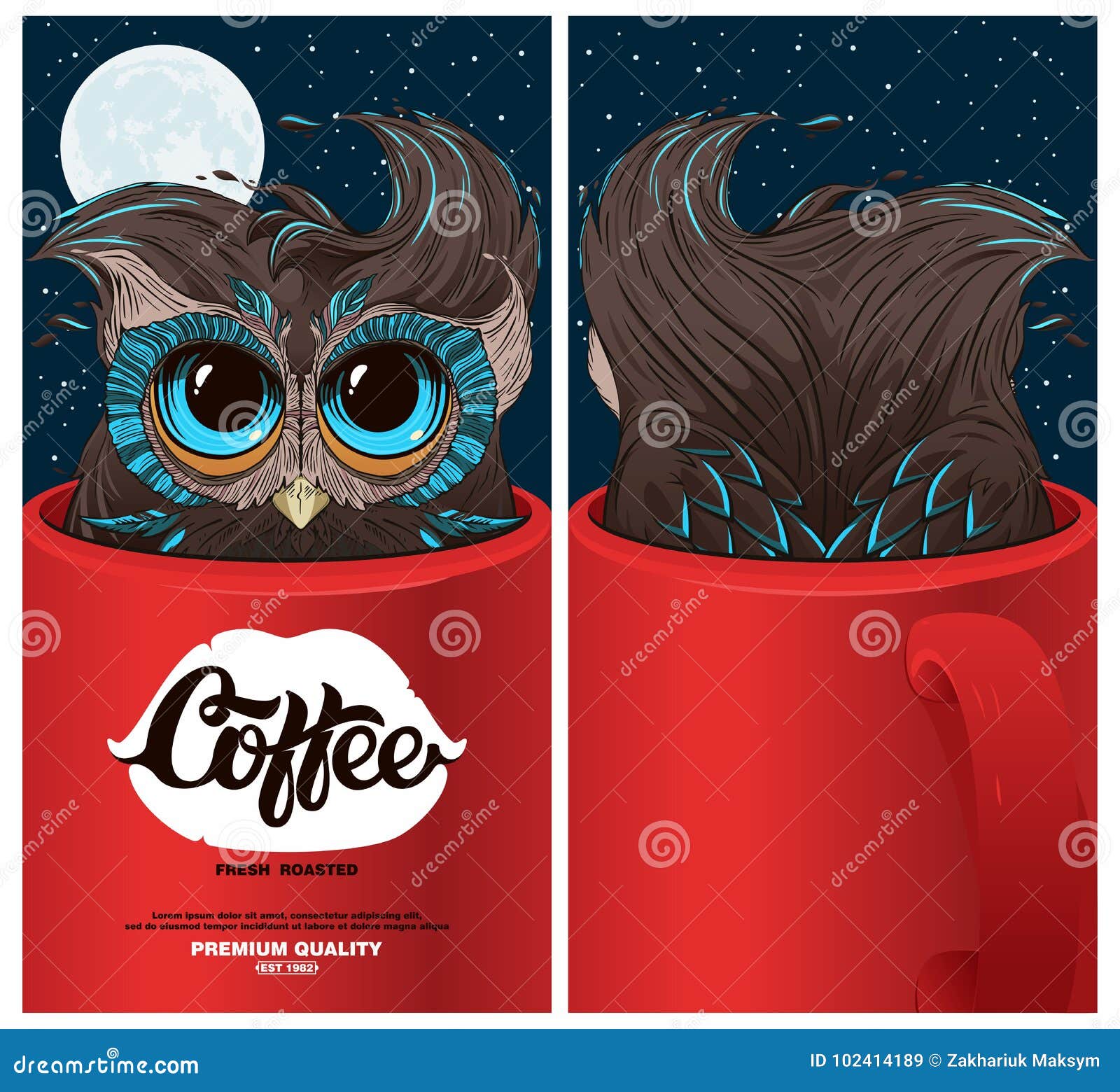 Coffee Package Vector Illustration | CartoonDealer.com #102414240