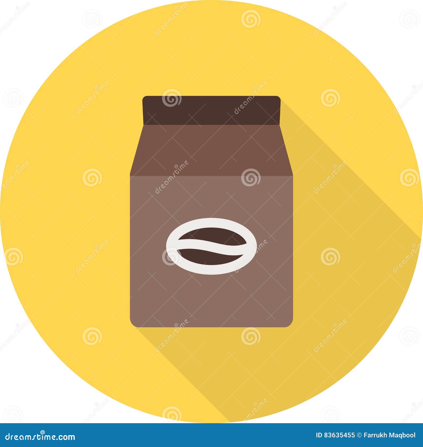 Coffee Packets stock vector. Illustration of grain, energy - 83635455