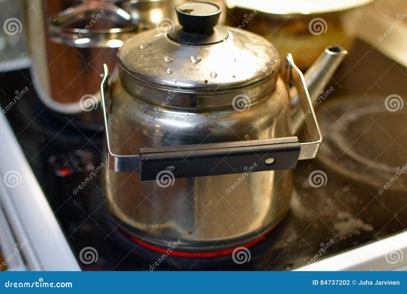 Coffee pan stock photo. Image of boiling, classic, traditional - 84737202