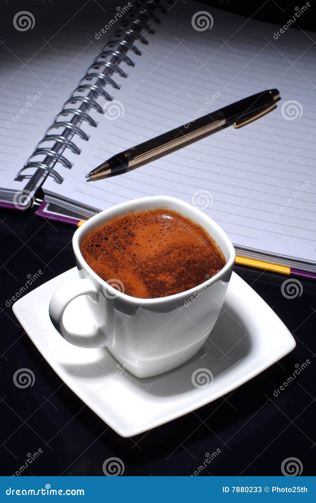 Coffee and paper stock image. Image of warm, cafein, porcelain - 7880233