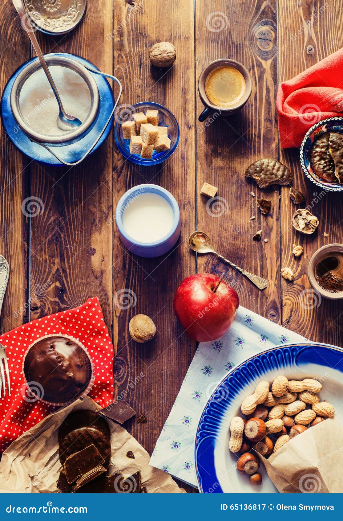 Coffee party stock image. Image of empty, board, chocolate - 65136817