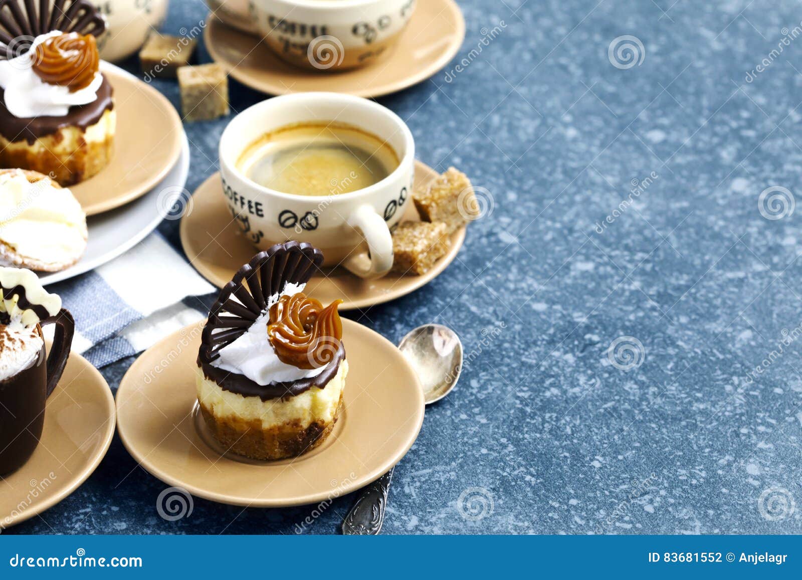 Coffee and pastries stock photo. Image of food, horizontal - 83681552