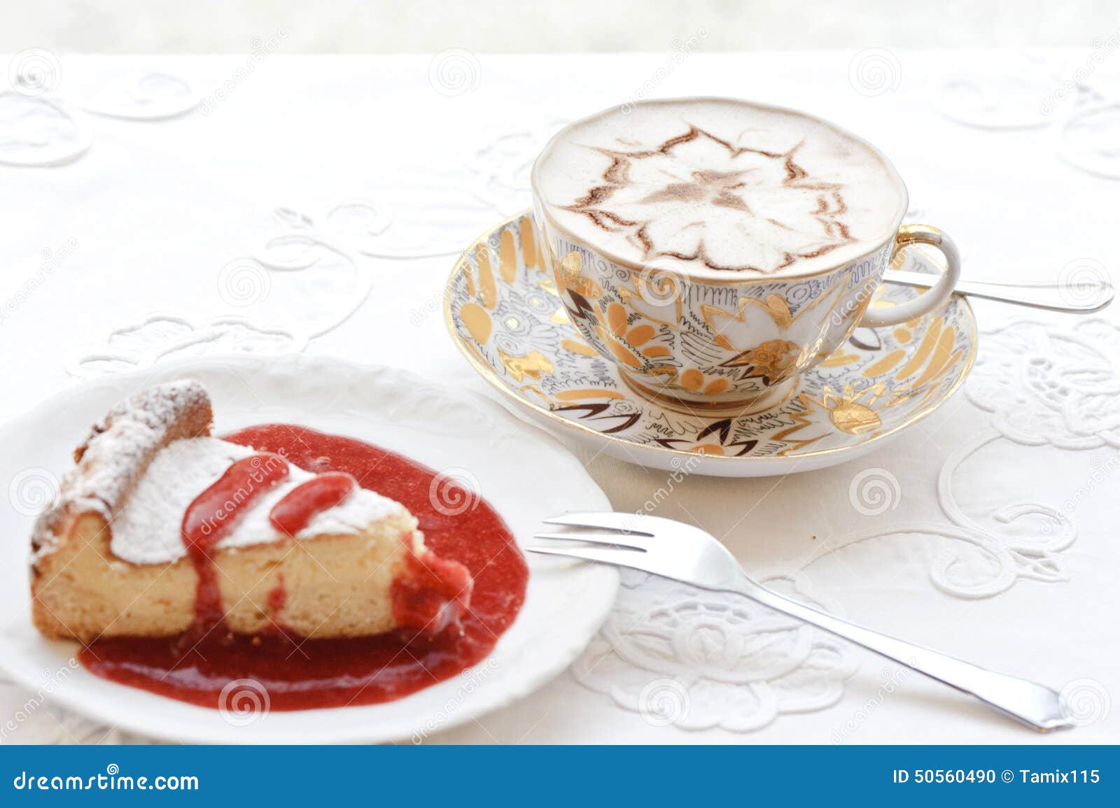 Coffee and pastry stock photo. Image of confection, bakery - 50560490