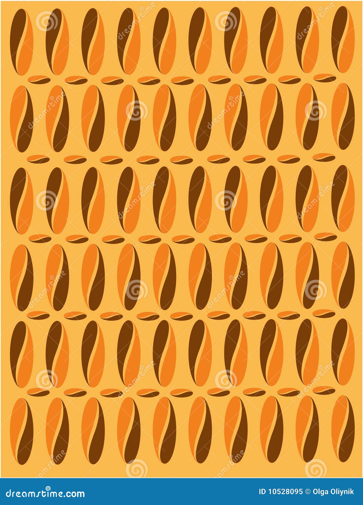 Coffee pattern stock vector. Illustration of latte, food - 10528095