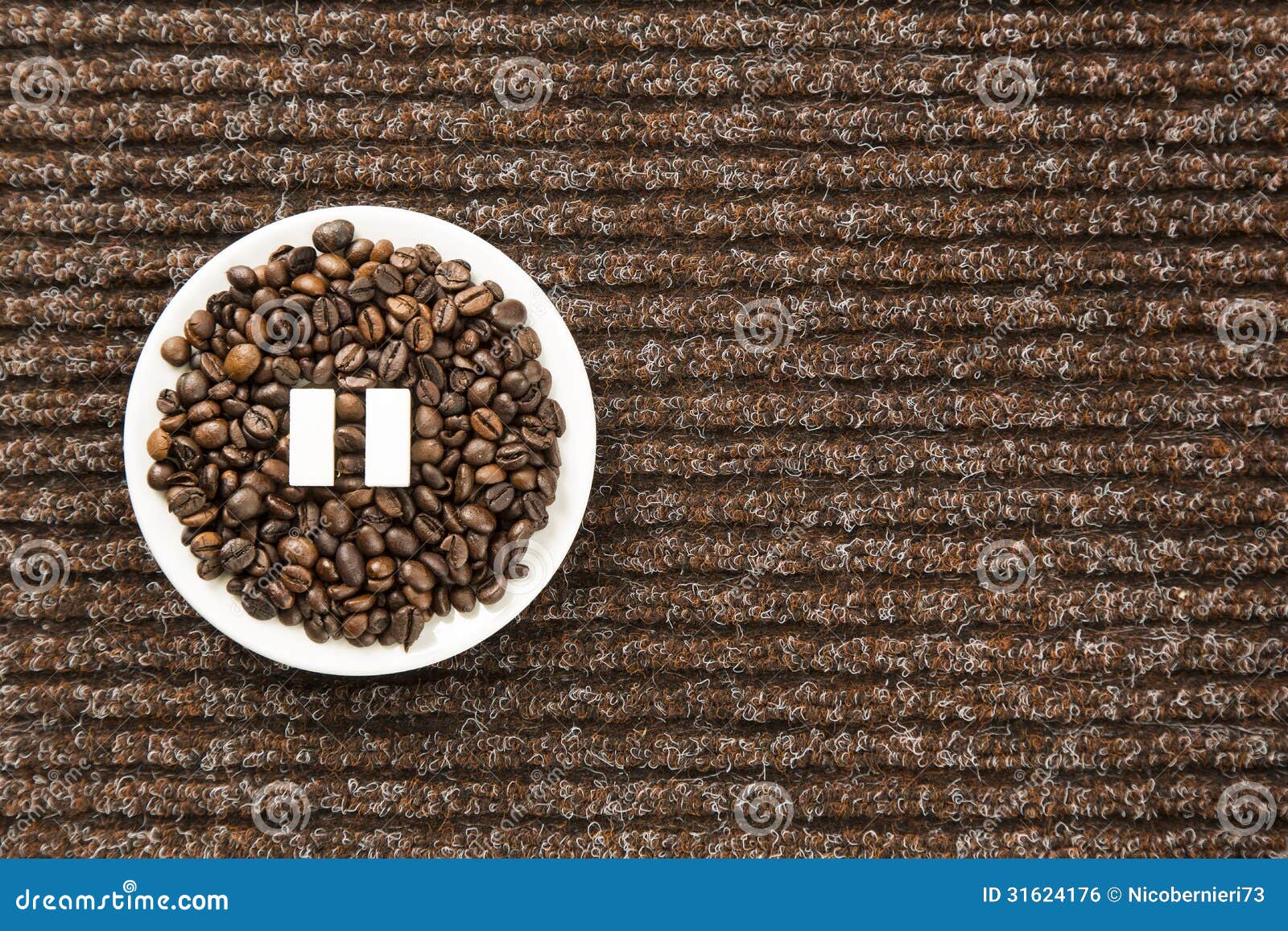 Coffee Pause stock photo. Image of sign, pause, stand - 31624176