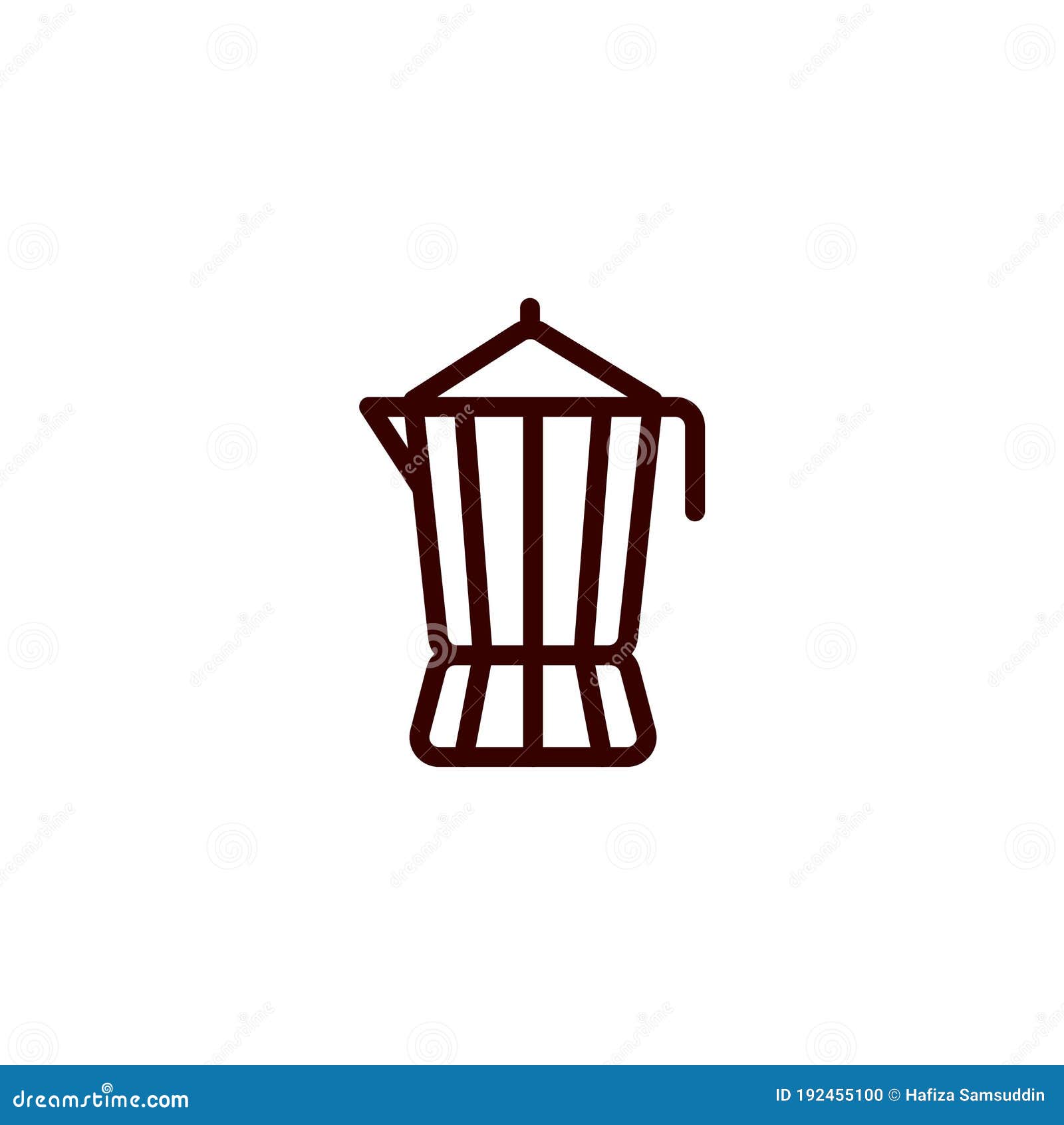 Coffee Percolator. Vector Illustration Decorative Design Stock Vector ...