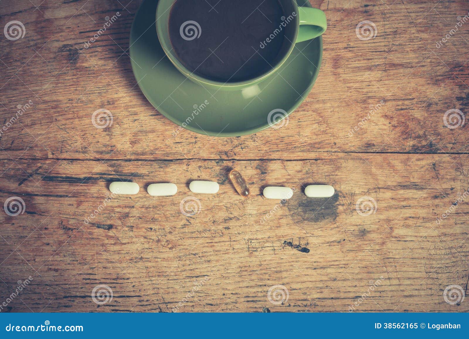 Coffee and pills stock image. Image of coffee, beverage - 38562165