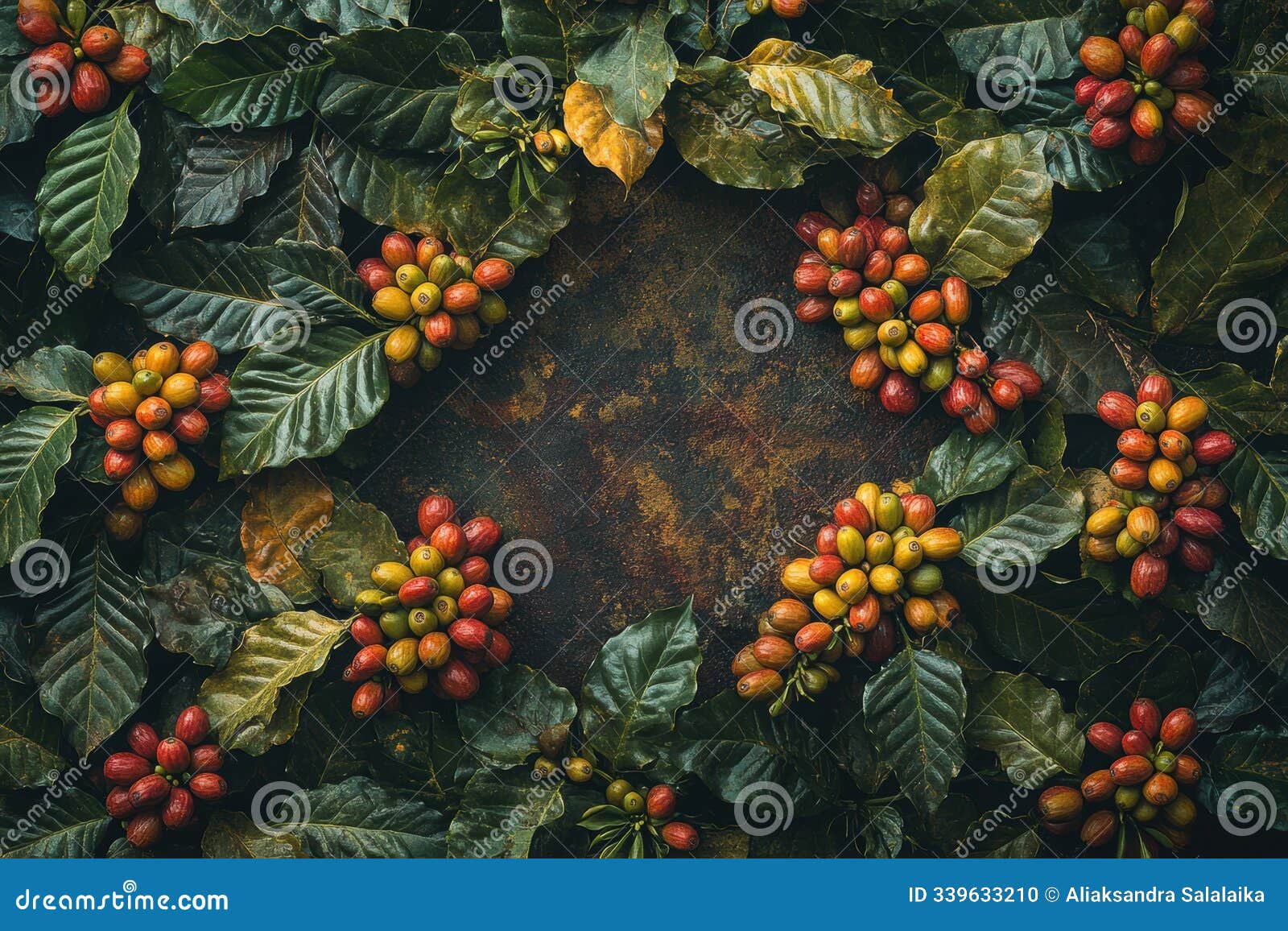 Coffee Plantation Design, Coffee Plantation Pattern Design Features a ...