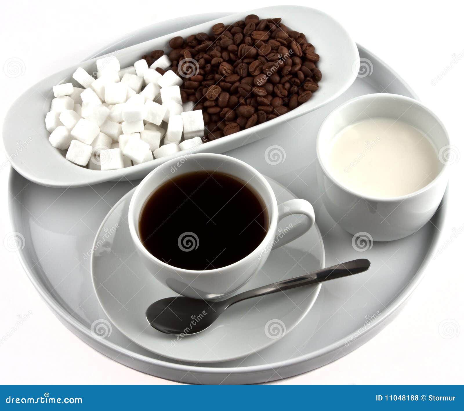 Coffee on plate stock photo. Image of edible, beauty - 11048188