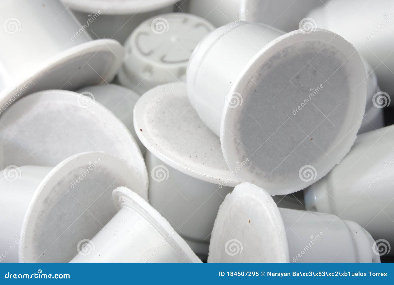 Coffee Capsule Pattern, Recycle Concept Stock Image - Image of bottle ...