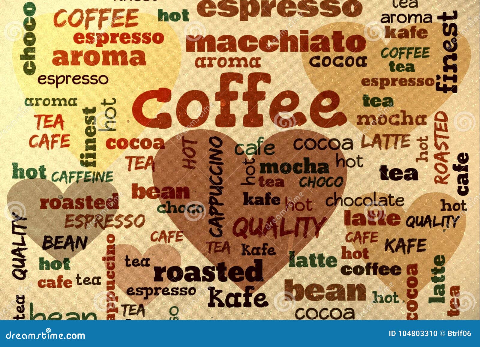 Coffee poster stock illustration. Illustration of flyer - 104803310