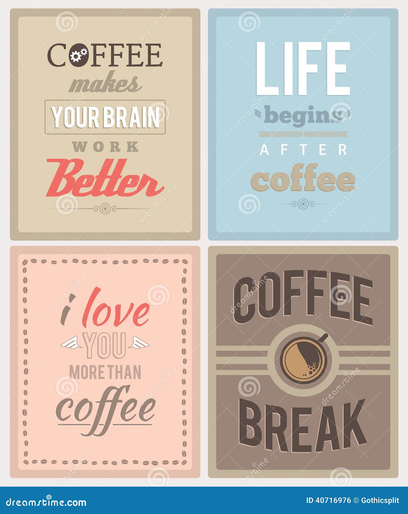 Coffee Posters. Cafe Stain Poster Or Spill Splash Coffee Stained Card ...