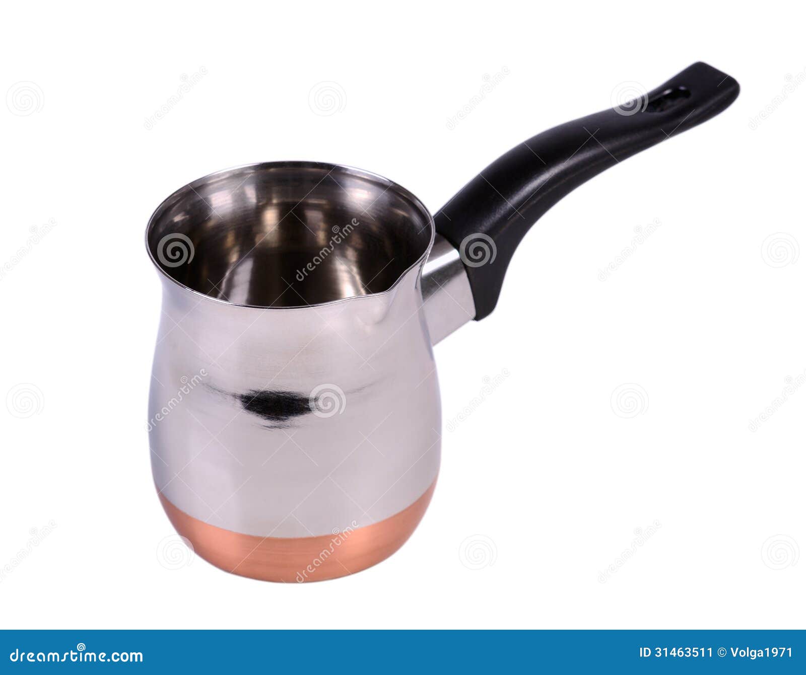 Coffee pot stock image. Image of brass, isolated, small - 31463511