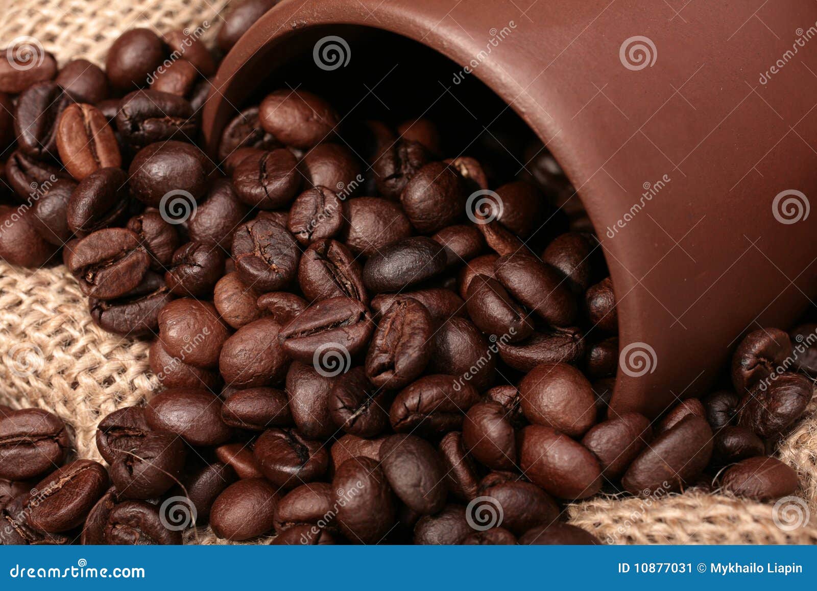 Coffee Poured Put of a Cup Close Stock Image - Image of food, business ...