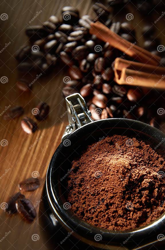 Coffee Powder stock image. Image of cafe, crop, grind - 21928383