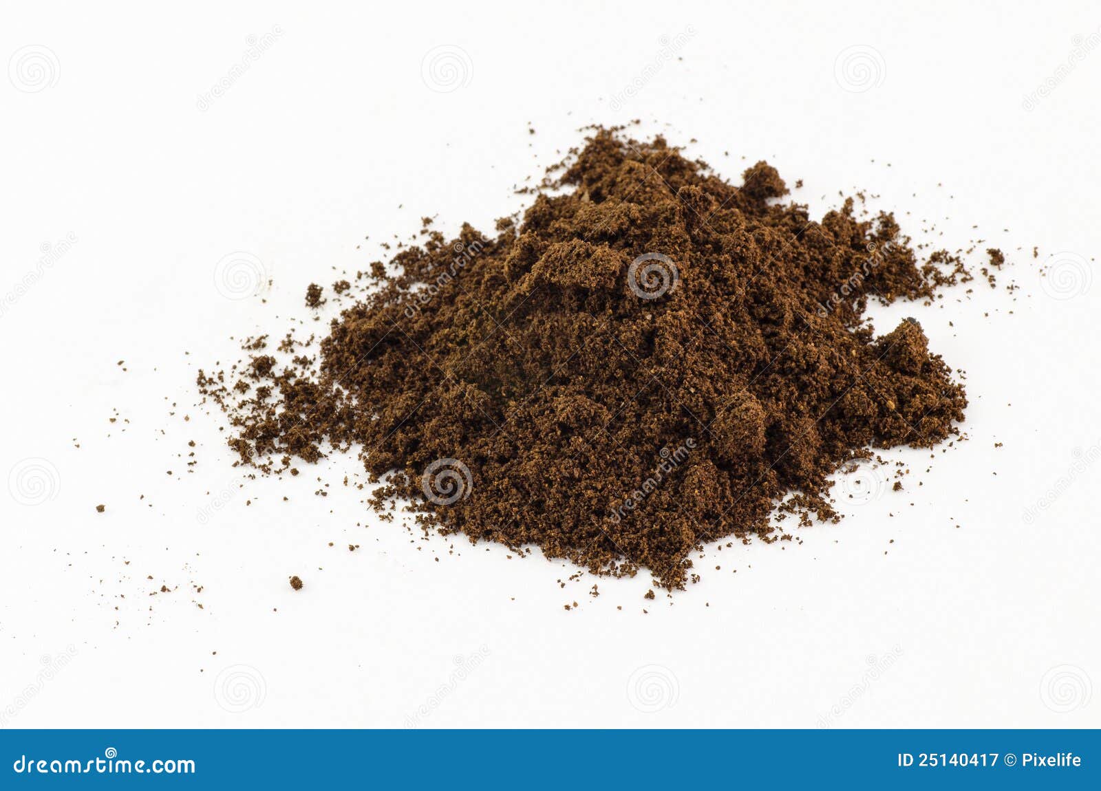 Coffee powder stock image. Image of caffeine, grain, cafe - 25140417