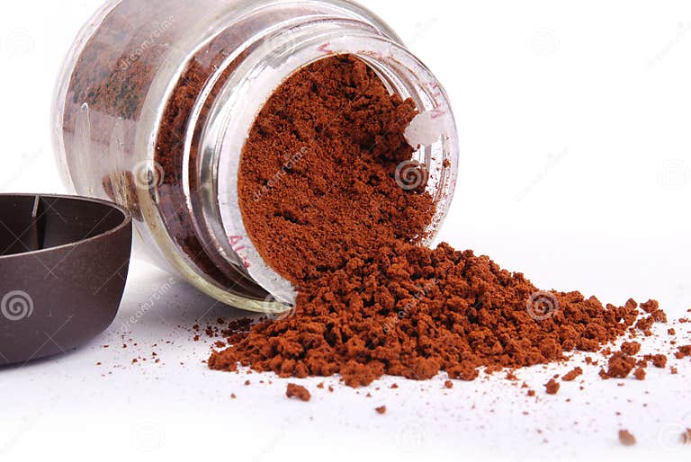 Coffee powder stock image. Image of close, closeup, cafe - 8454117