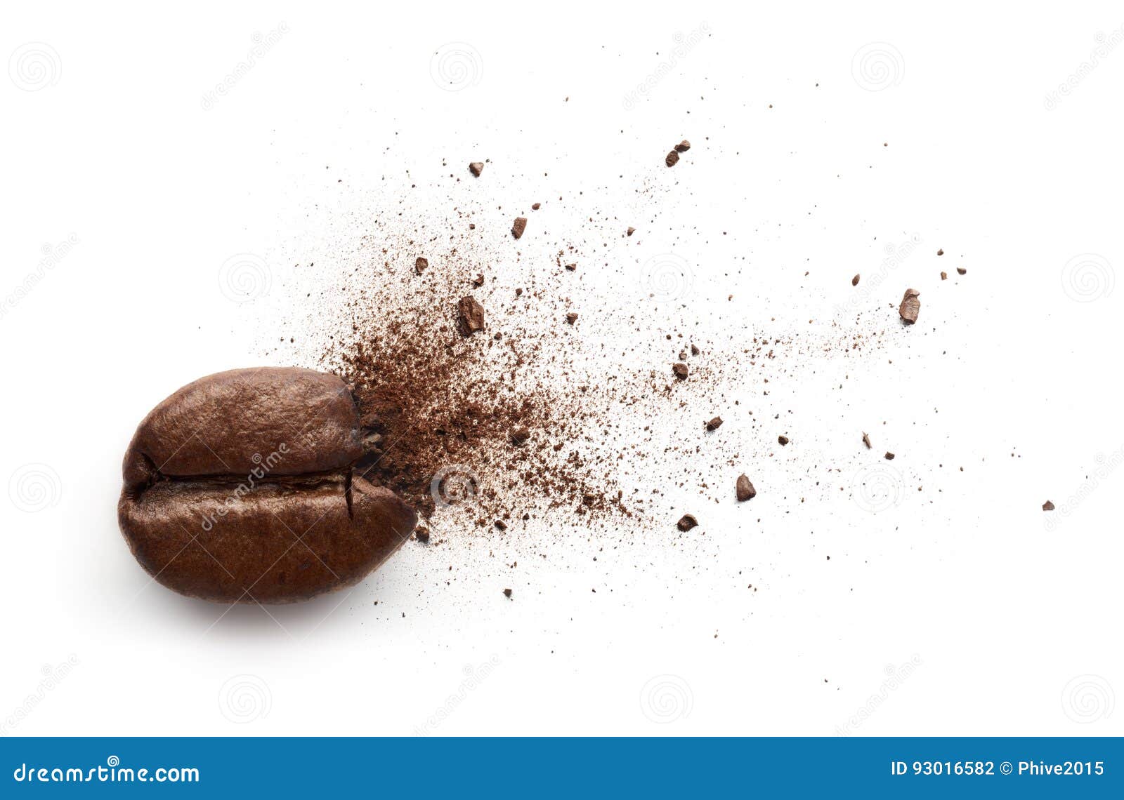 Coffee Powder Or Topping For The Vending Machine. Royalty-Free Stock ...