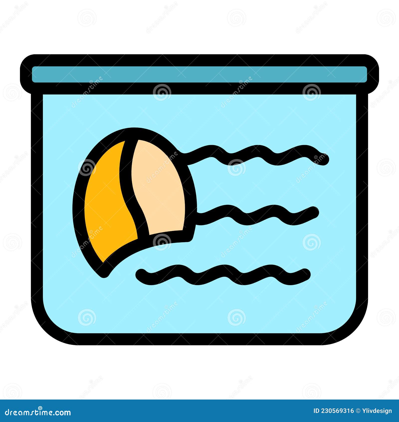 Coffee Powder Icon Color Outline Vector Stock Vector - Illustration of ...