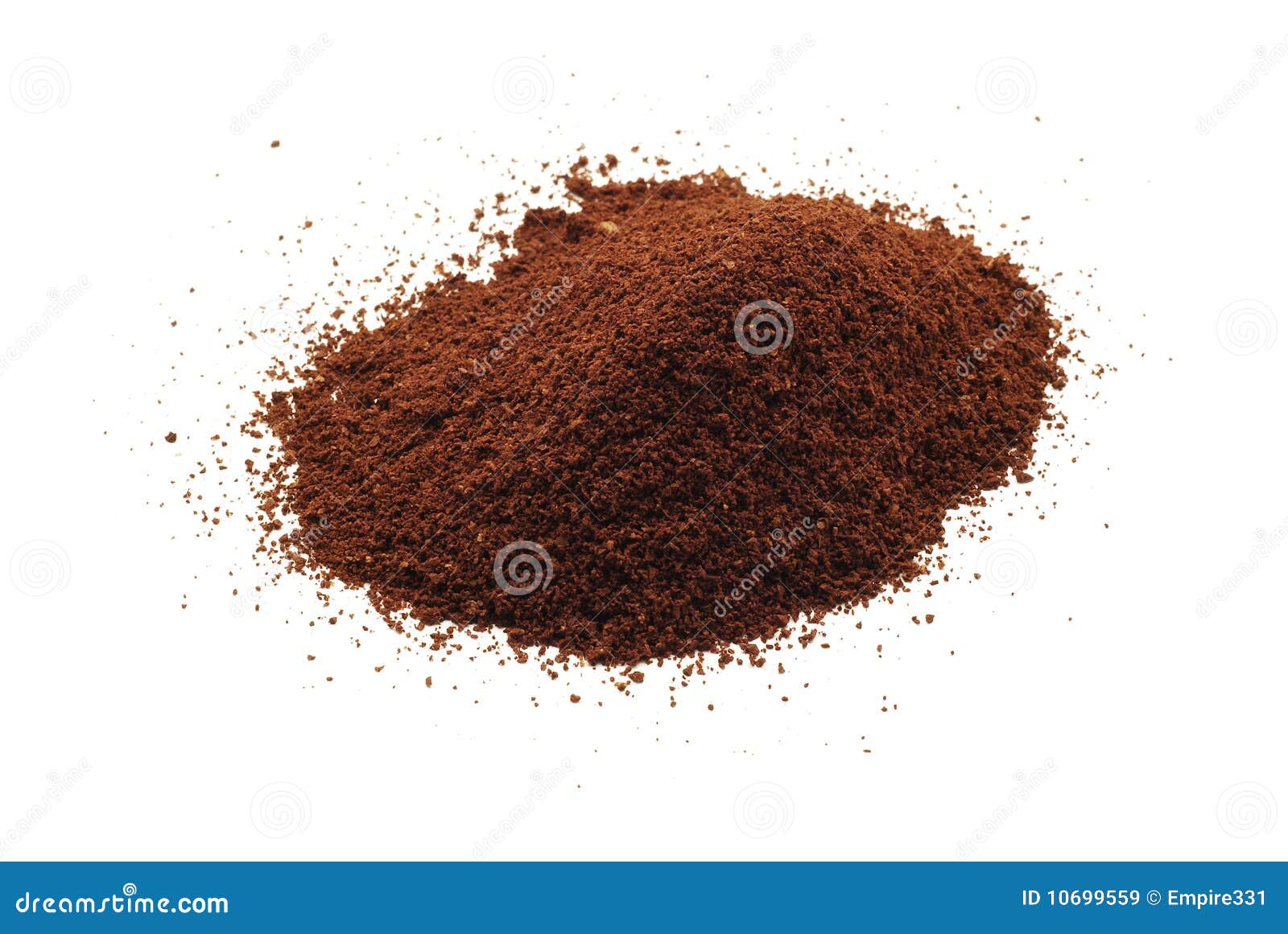 Coffee powder isolated stock image. Image of breakfast - 10699559