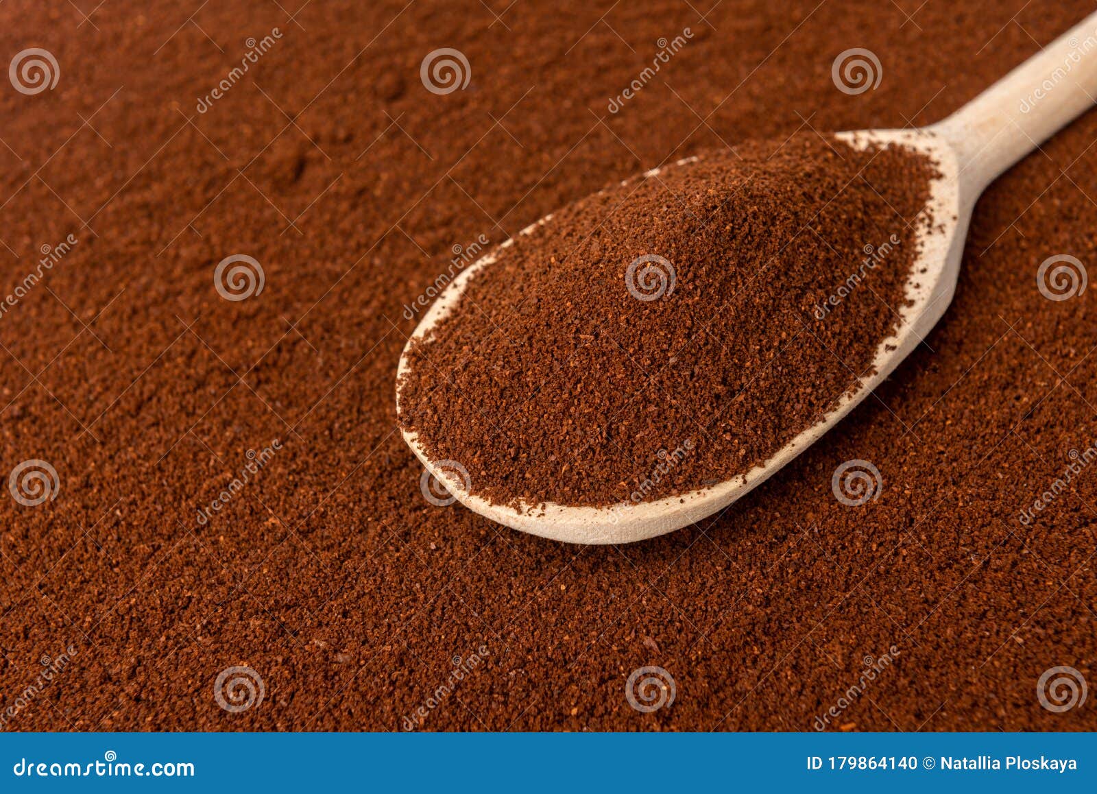 Coffee Powder Isolated on White Background Stock Photo - Image of ...