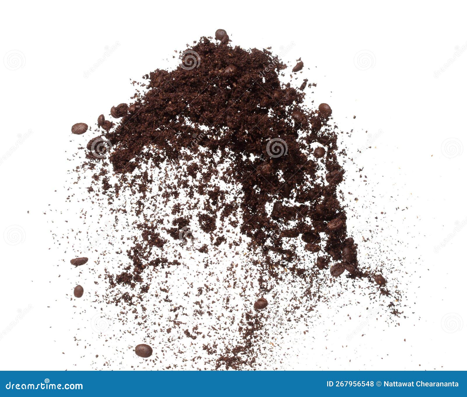 Coffee Powder Mix Bean Fly Explosion, Coffee Crushed Mix Seed Float ...