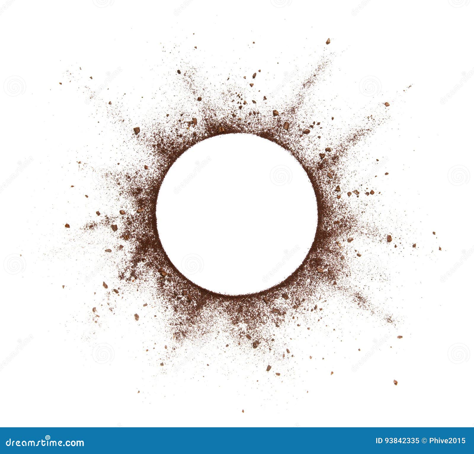 Coffee Powder Or Topping For The Vending Machine. Royalty-Free Stock ...