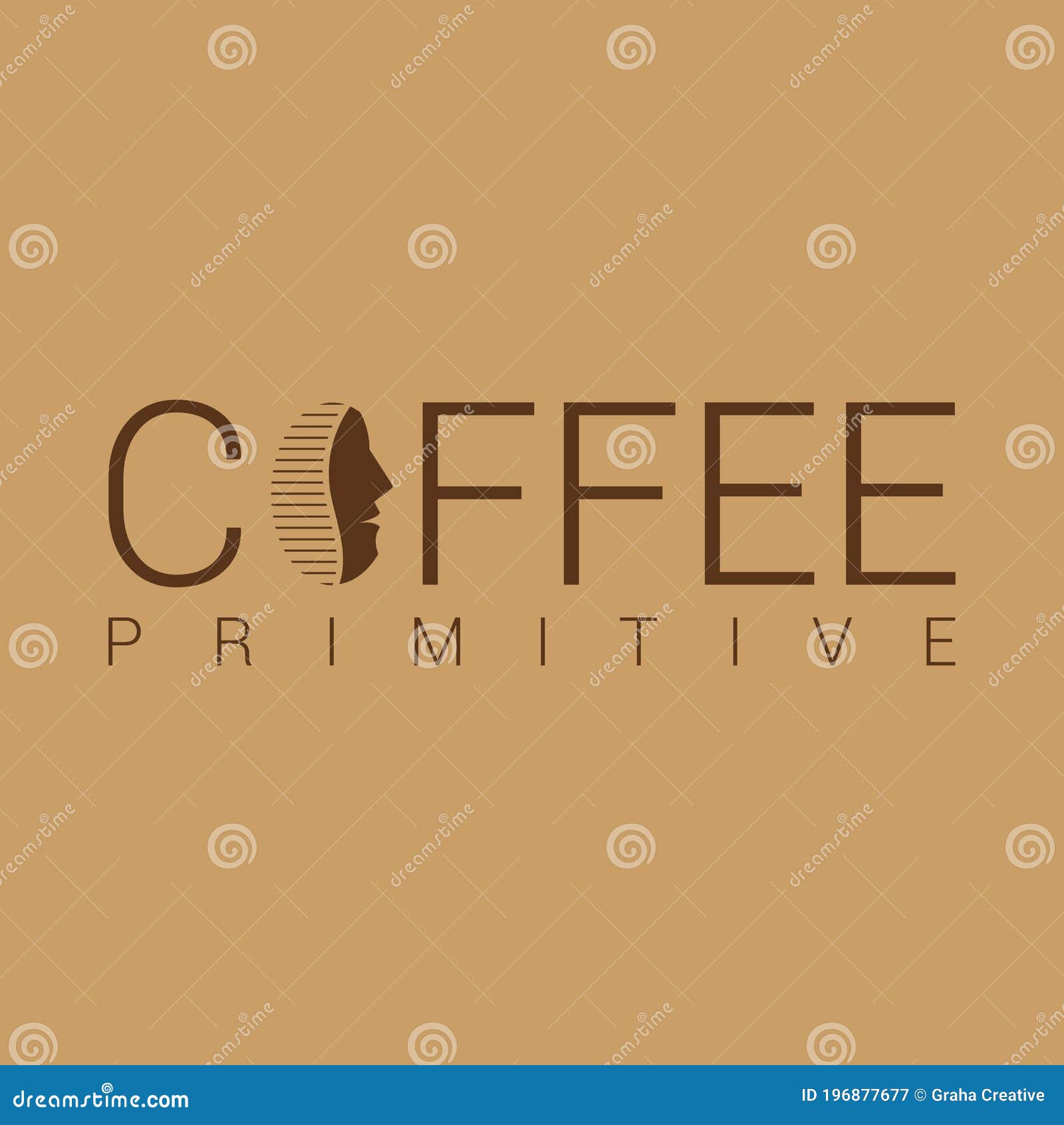 COFFEE PRIMITIVE stock vector. Illustration of colorful - 196877677