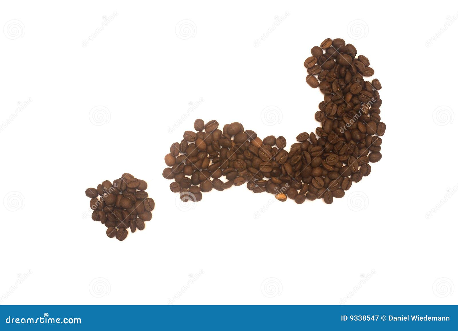 Coffee Question Mark Picture. Image: 9338547