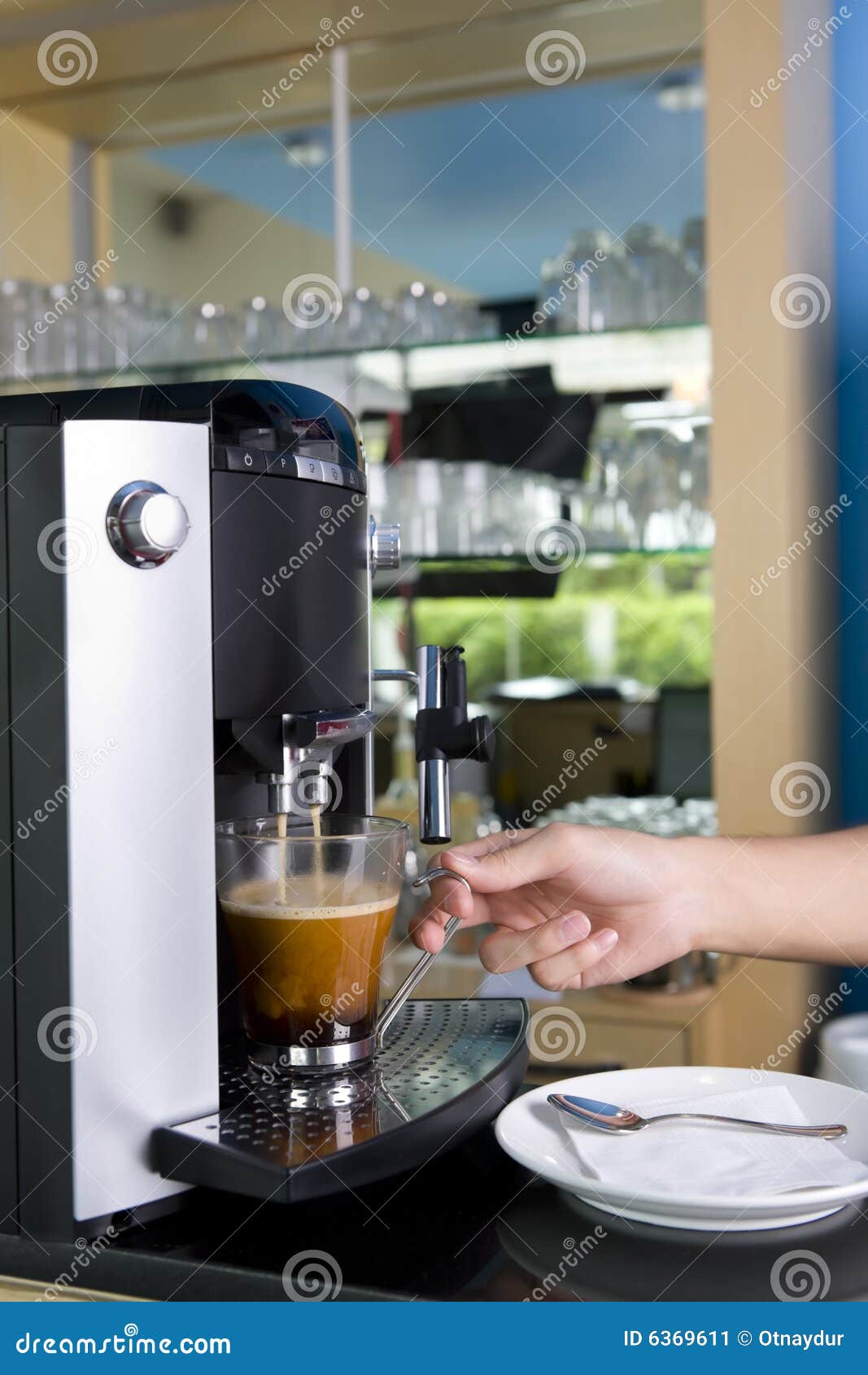 Coffee is almost ready stock image. Image of ready, processor - 6369611