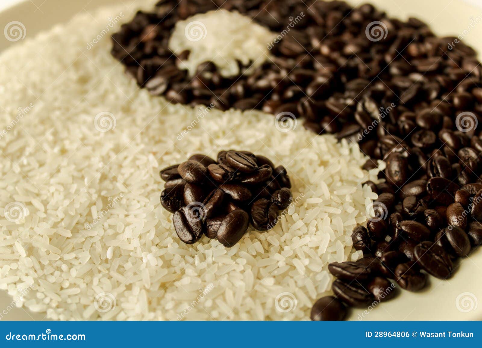 Coffee and Rice stock photo. Image of japan, contrasts - 28964806