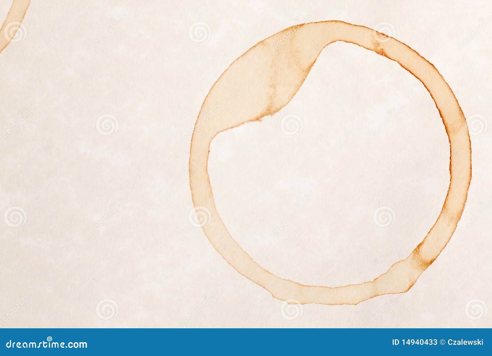 Coffee ring stain stock image. Image of paper, grunge - 14940433
