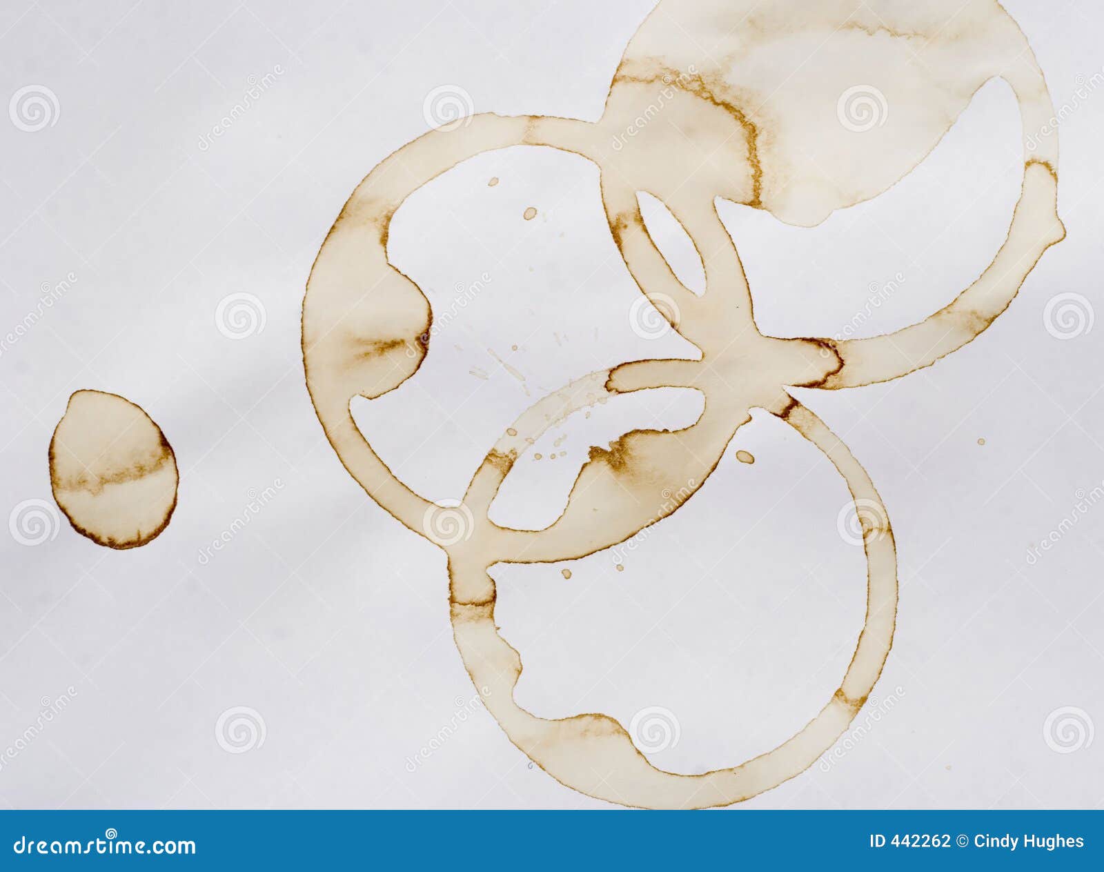 Coffee rings stock photo. Image of ridges, blot, blur, circle - 442262