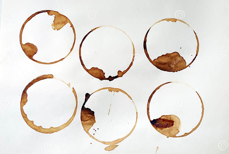 Coffee rings stock photo. Image of espresso, blur, bedaub - 8203910