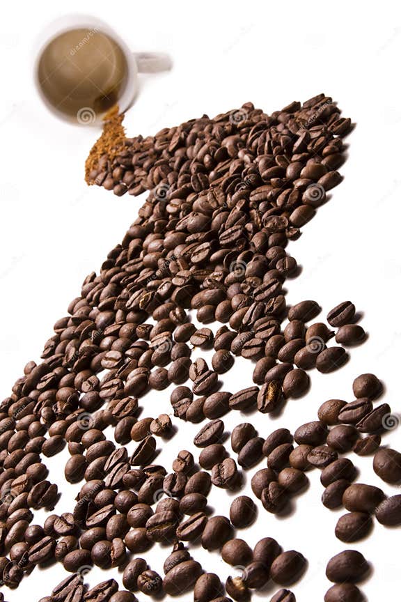 Coffee river stock image. Image of handful, espresso, excitement - 9233153