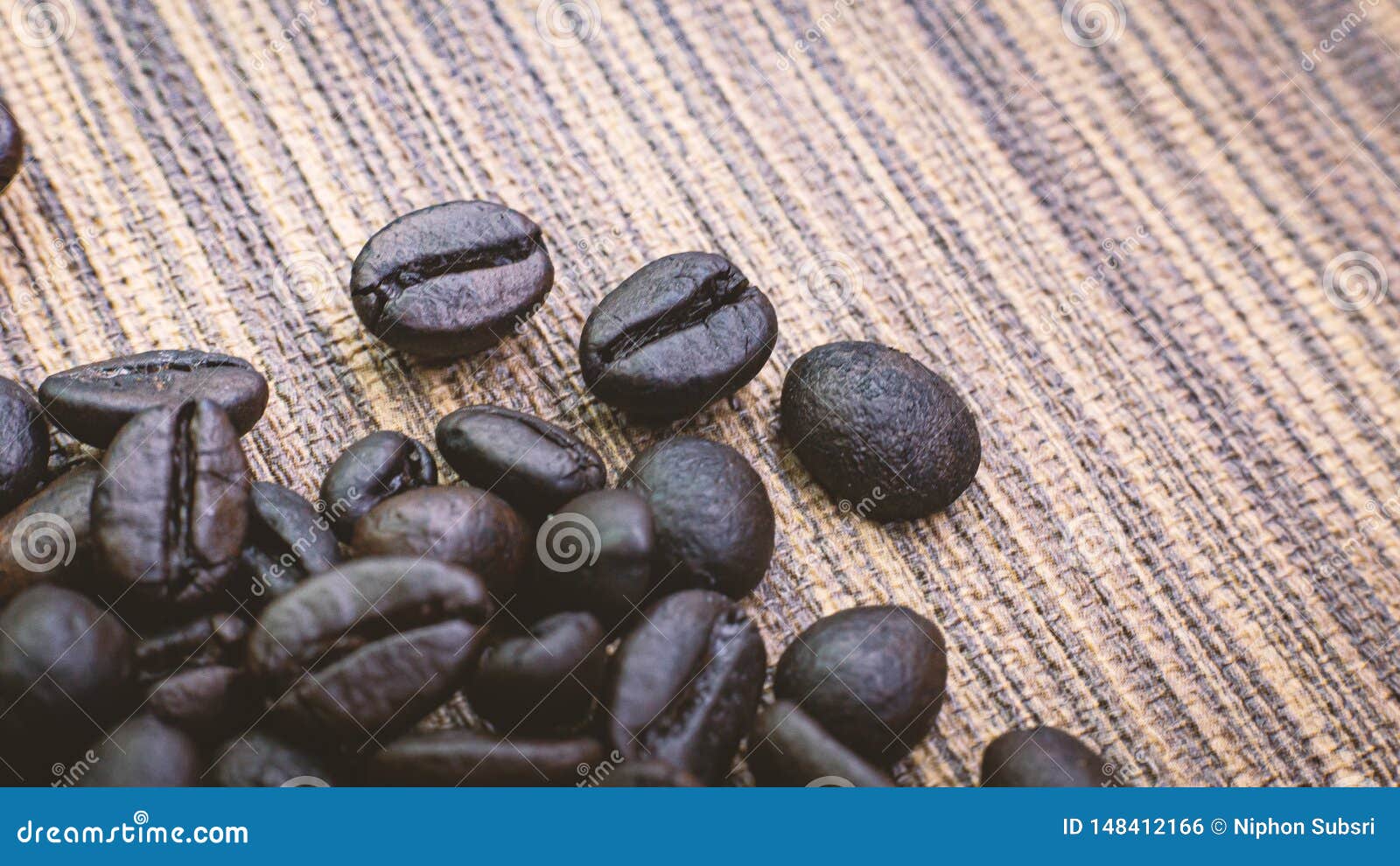 Coffee Roasted on Wood Texture Close Up Image Stock Photo - Image of ...